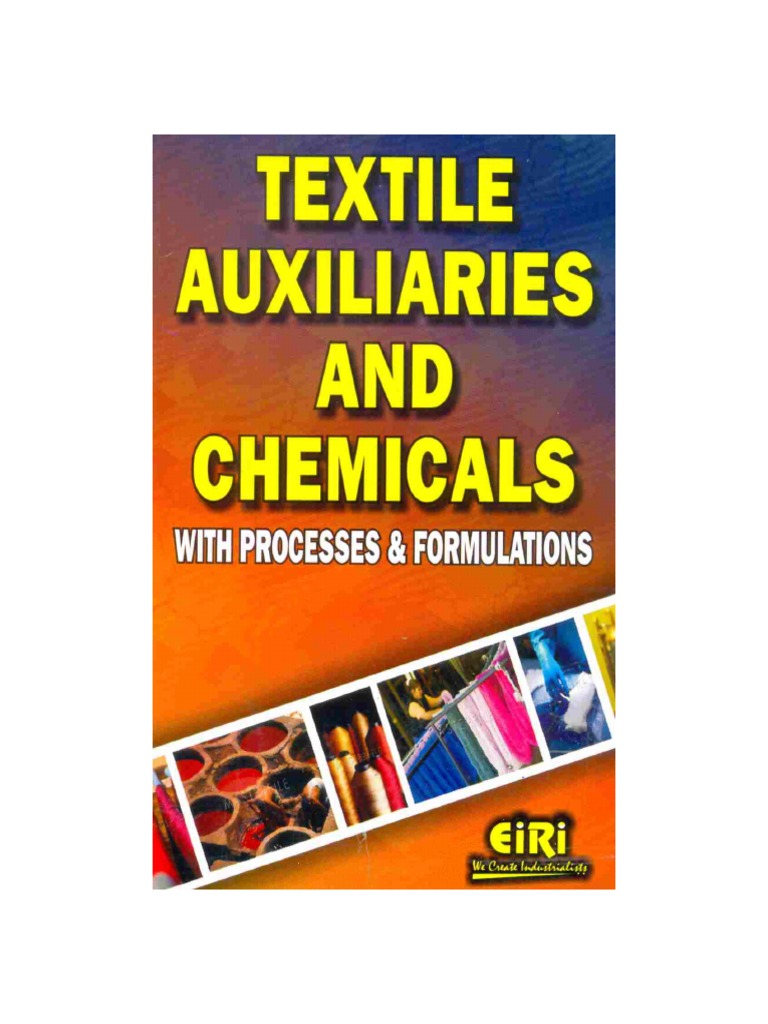 Textile Auxiliaries and Chemicals Ebook PDF | PDF