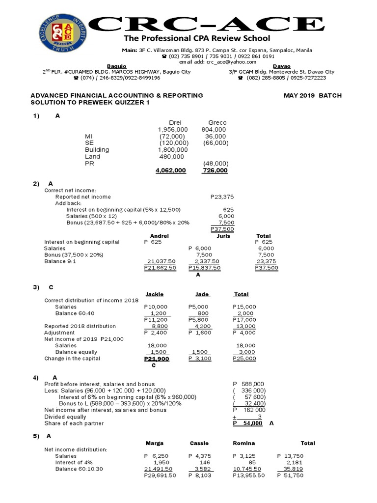 AFAR Q1 Pre-Week SolMan - MAY 2019 | PDF