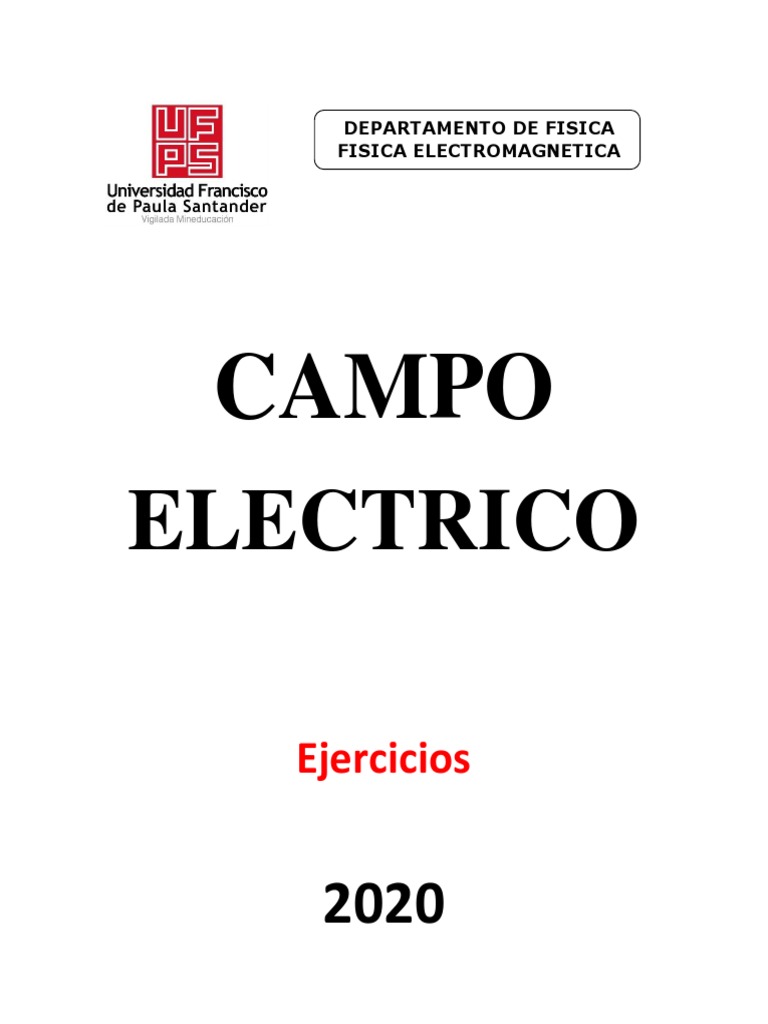 Ejercicios de Campo Eléctrico y Fuerzas | PDF