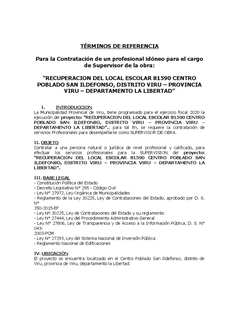 TDR Supervision | PDF