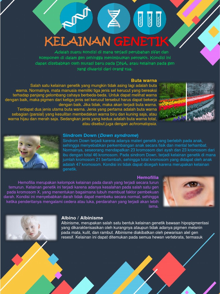 Poster Kelainan Genetik | PDF