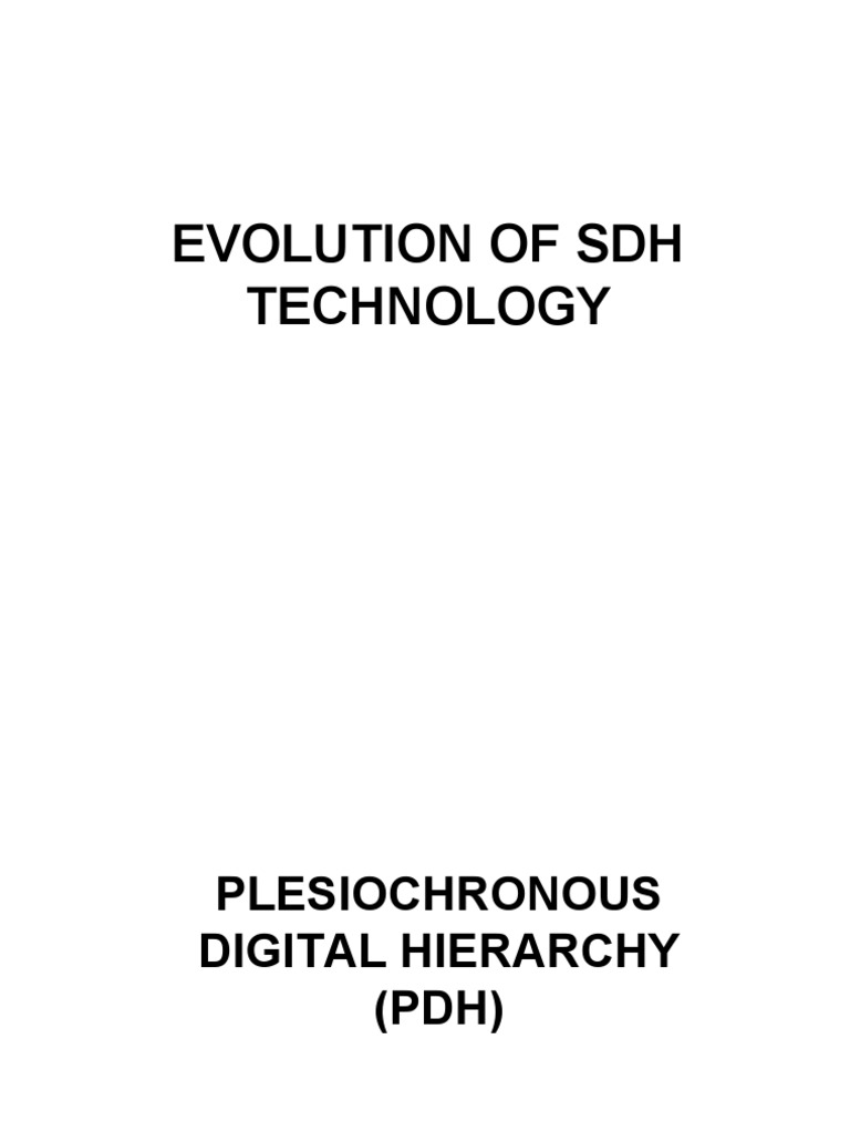 SDH Technology for Network Experts | PDF | Computer Networking ...