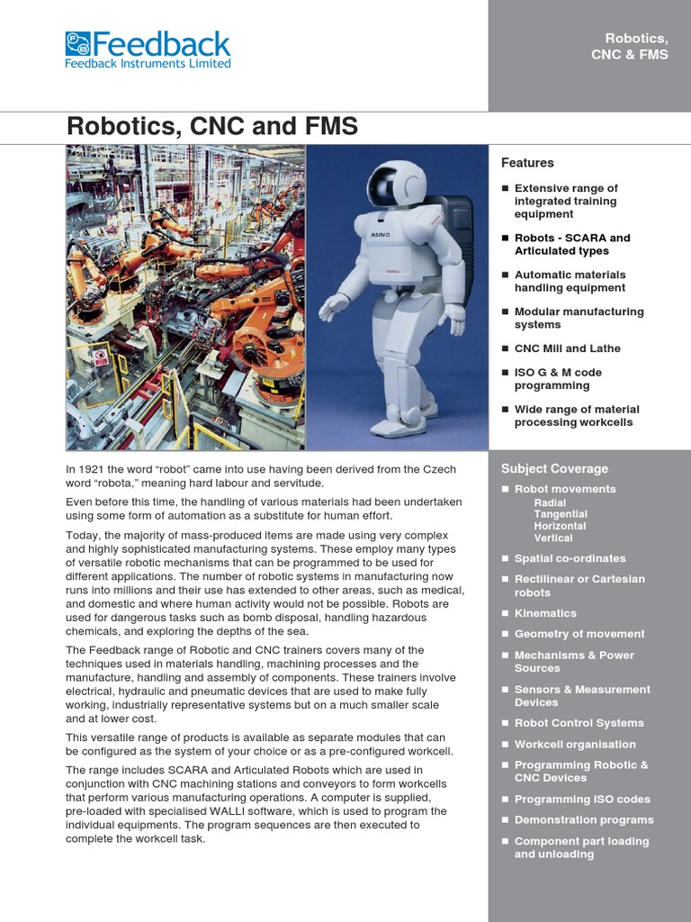 73-Robotics Range Brochure PDF | PDF