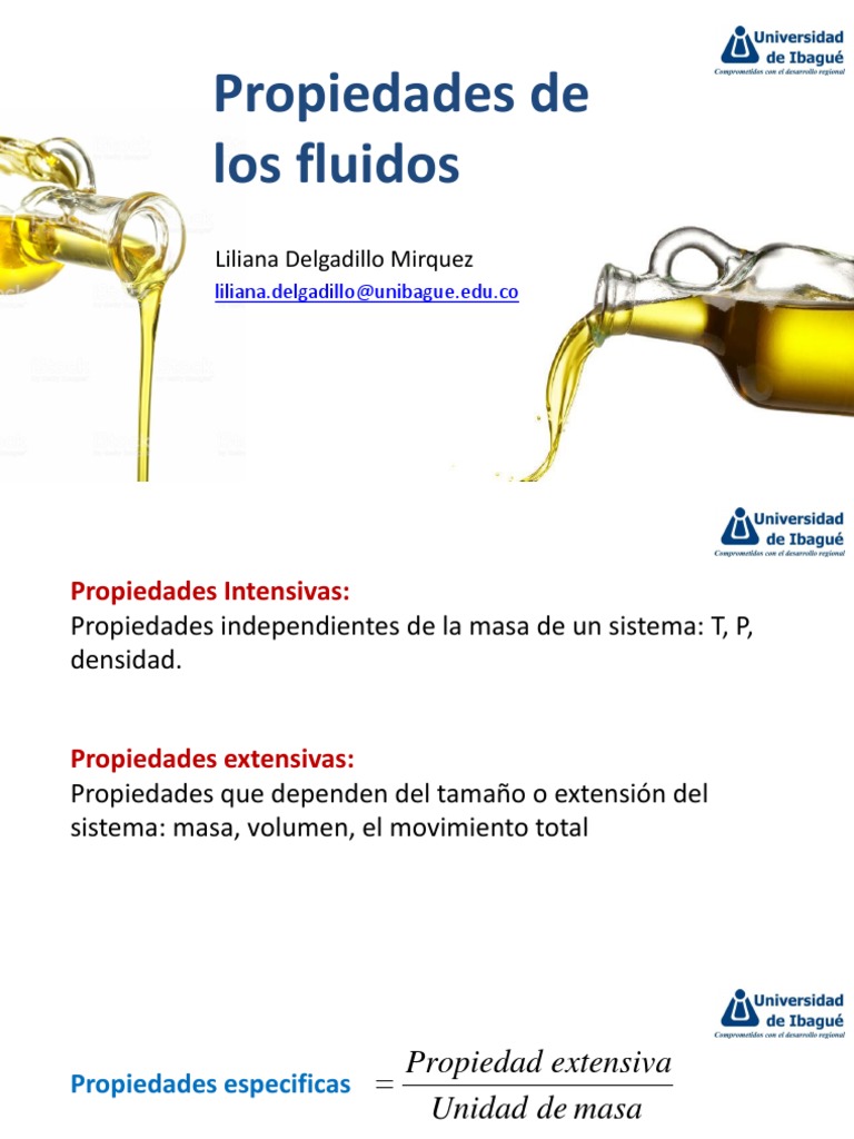 Propiedades de Los Fluidos | PDF