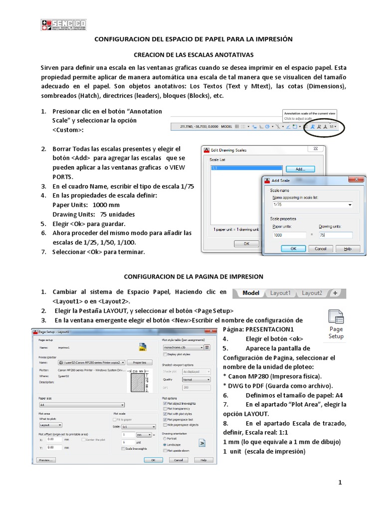 Layout en Autocad | PDF