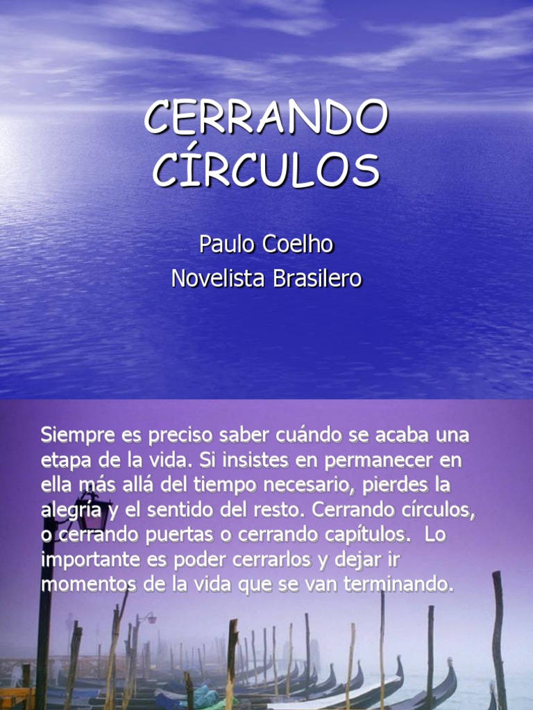 CERRANDO CIRCULOS (PAULO COELHO) .Pps | PDF