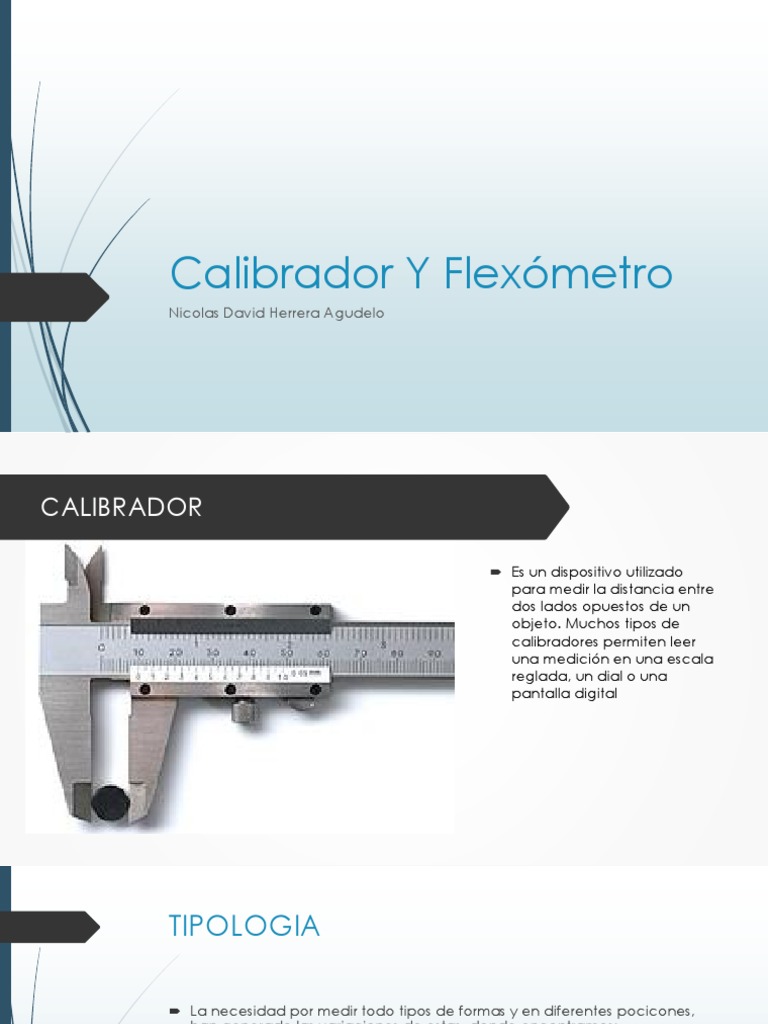 Flexometro y Calibrador | PDF