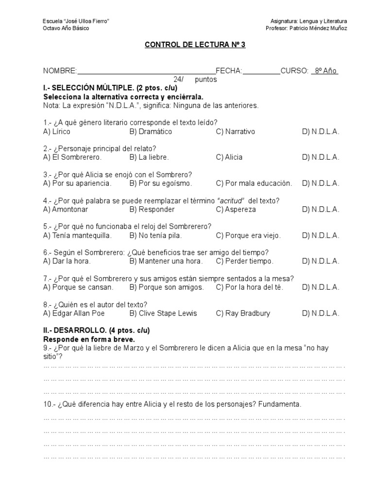 Alicia en El País de Las Maravillas | PDF