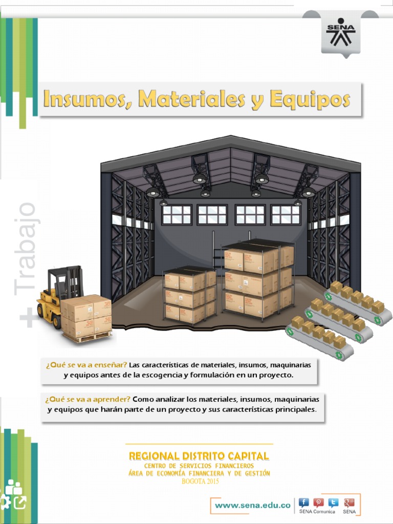 Insumos, Materiales y Equipos - Luis Levete | PDF