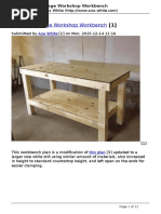 Simple Workbench Plans - Construct101 | PDF | Crafts | Wood