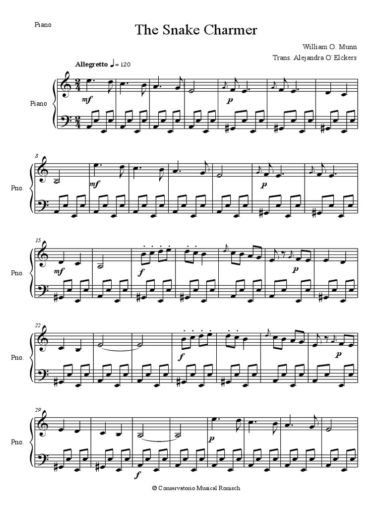 William Munn The Snake Charmer PDF | PDF