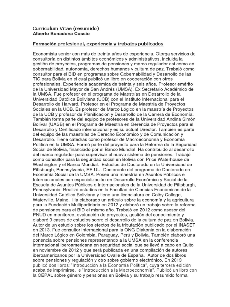 Curriculum Vitae2 | PDF