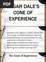 Dales Cone of Experience | PDF | Experience | Learning