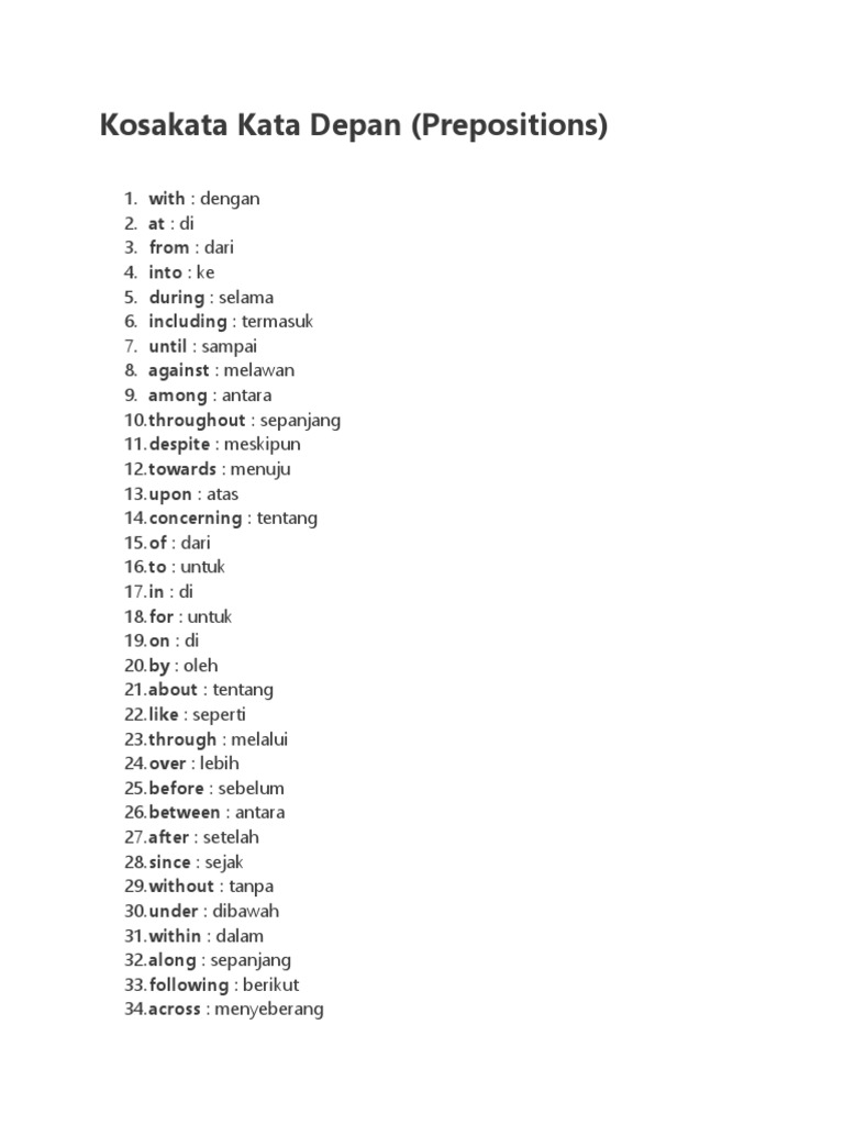 5000 Kosakata Bahasa Inggris | PDF