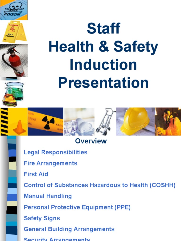 Health & Safety Induction Overview | PDF | Safety | Occupational Safety ...