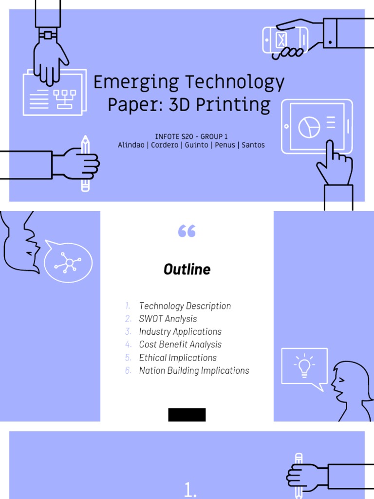 3D Printing Presentation | PDF | 3 D Printing | Science