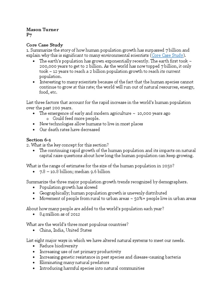 APES - Chapter 6 | PDF | Total Fertility Rate | Family Planning
