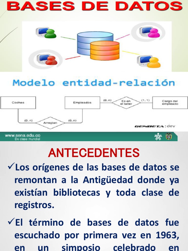 Base Datos Modelo Entidad-Relacion | PDF | Bases de datos | Lenguaje de ...