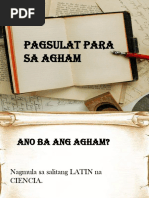 Science Feature Writing Tagalog | PDF