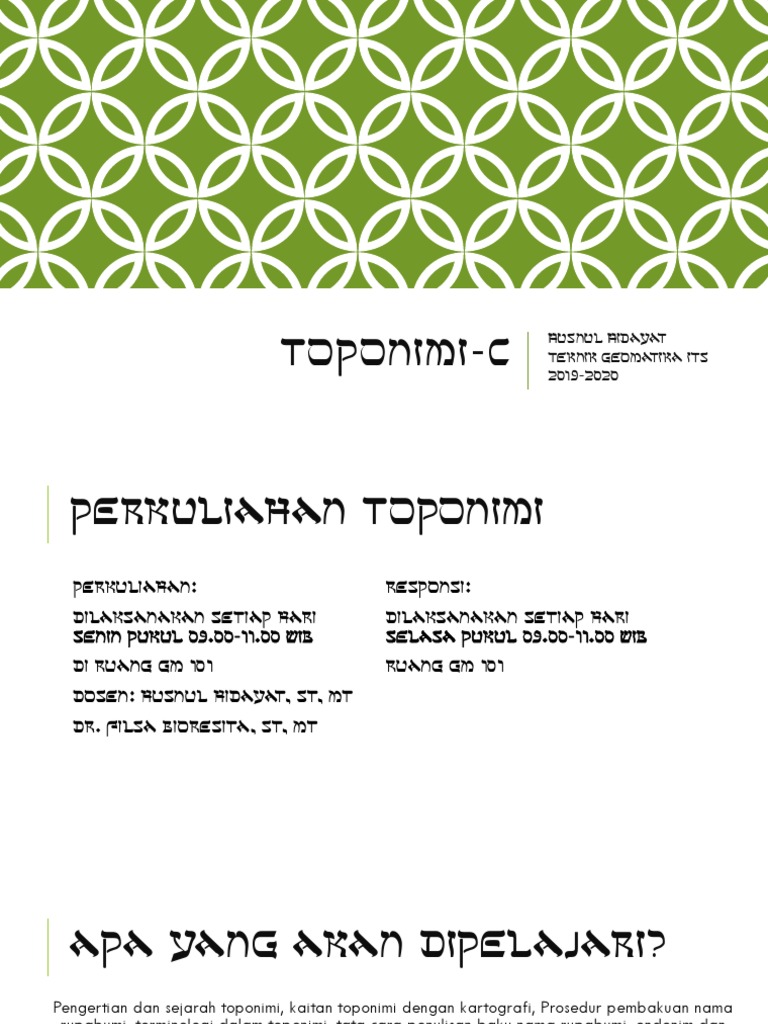 Toponimi | PDF