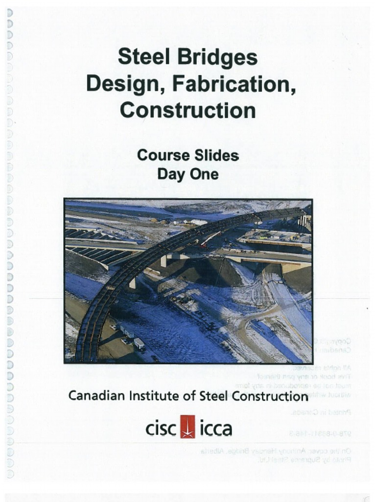 Steel Bridges Design, Fabrication, Construction - Course Slides Day 1 ...