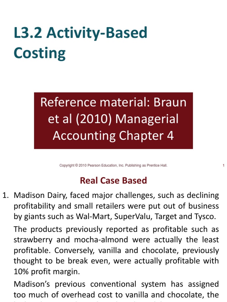 ABC Costing | PDF | Pricing | Cost