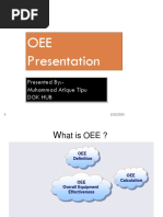 OEE Dashboard Excel Template Guide | PDF | Numerical Control ...