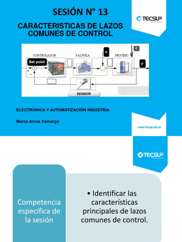 Sesión #10 Lazos Comunes de Control | PDF | Sistema de control ...