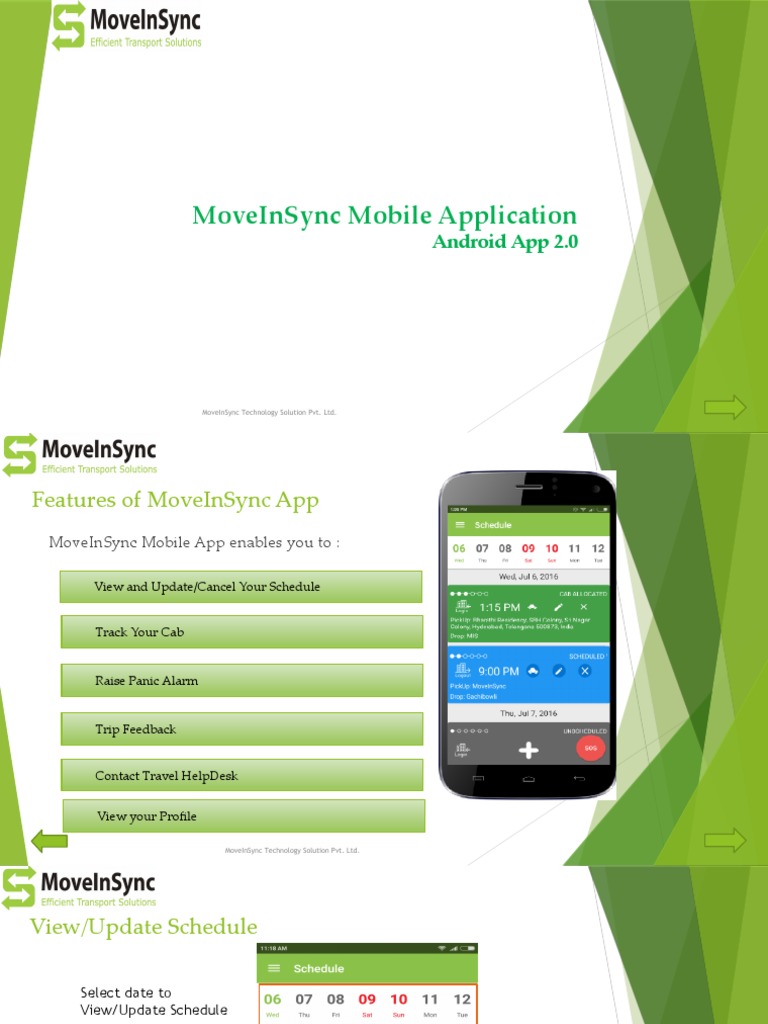 MoveInSync Native Android Mobile App | PDF | Mobile App | Android ...