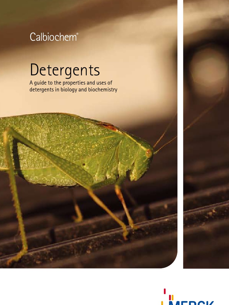 A Guide To The Properties And Uses Of Detergents In Biology