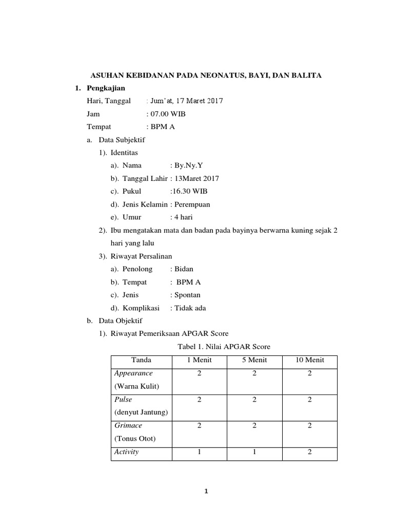 Contoh Askeb Kehamilan Soap | PDF