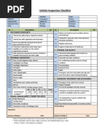 Bus Inspection Checklist | PDF | Bus | Vehicles