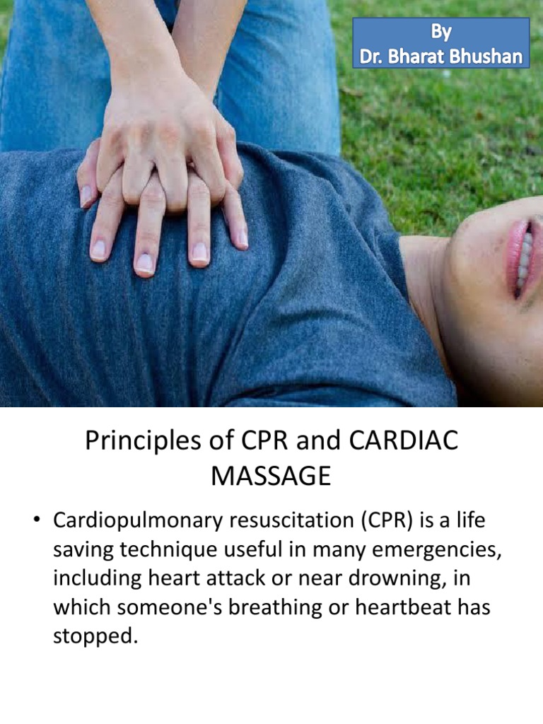 Principles of CPR and CARDIAC MASSAGE | PDF