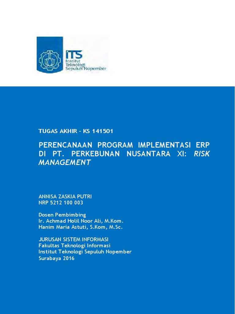Contoh ERP Pada PTPN | PDF