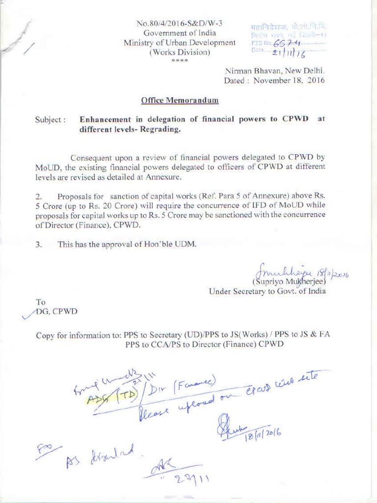 Delegation of Powers