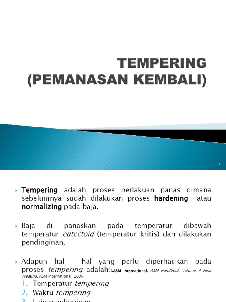 Tempering | PDF