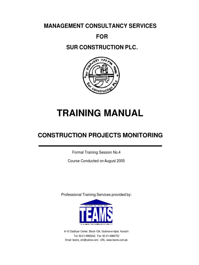 Construction Project Monitoring Manual | PDF