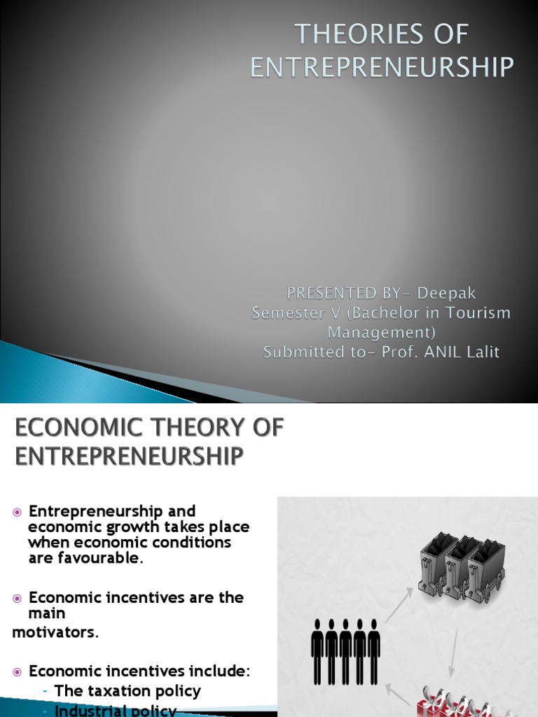 Theory of Entrepreneurship | PDF