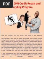 3 Phase CPN Credit Repair and Funding Program | PDF | Debits And ...