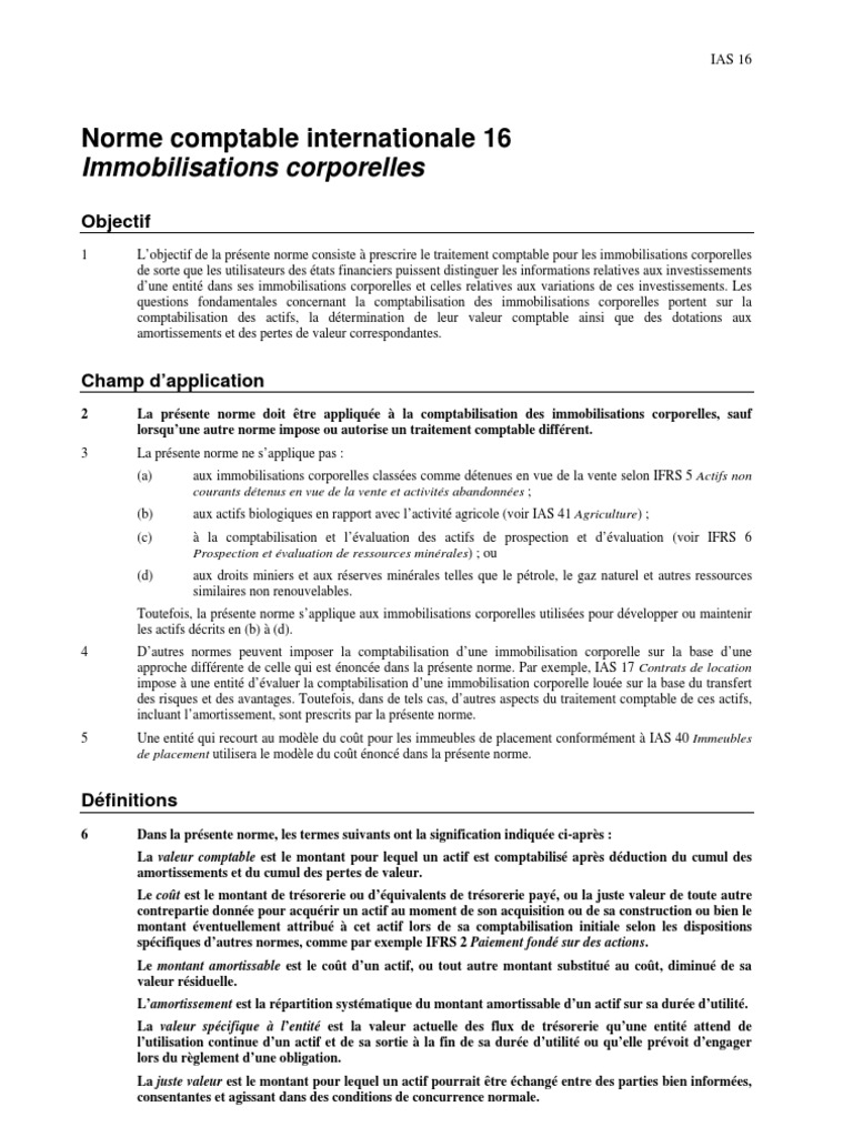Ias 16 | PDF