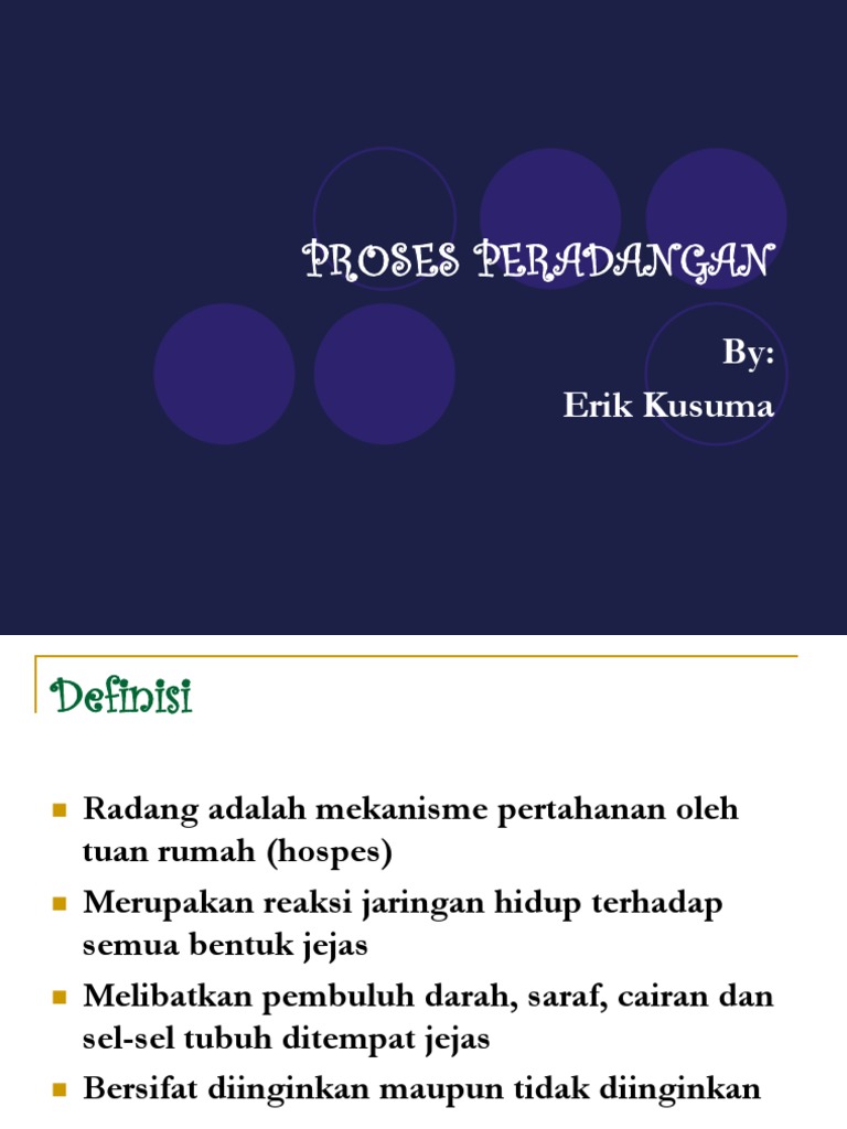 Proses Peradangan | PDF