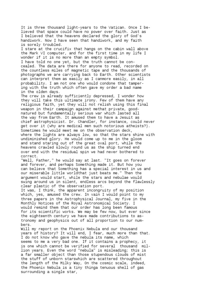 Arthur C. Clarke - The Star | PDF