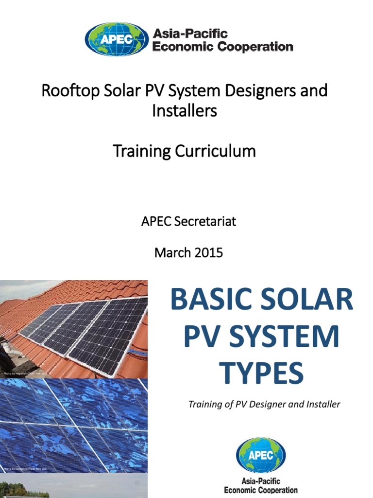 Basic Solar PV System Types | PDF