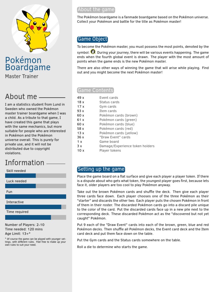 Game Rules PDF | PDF