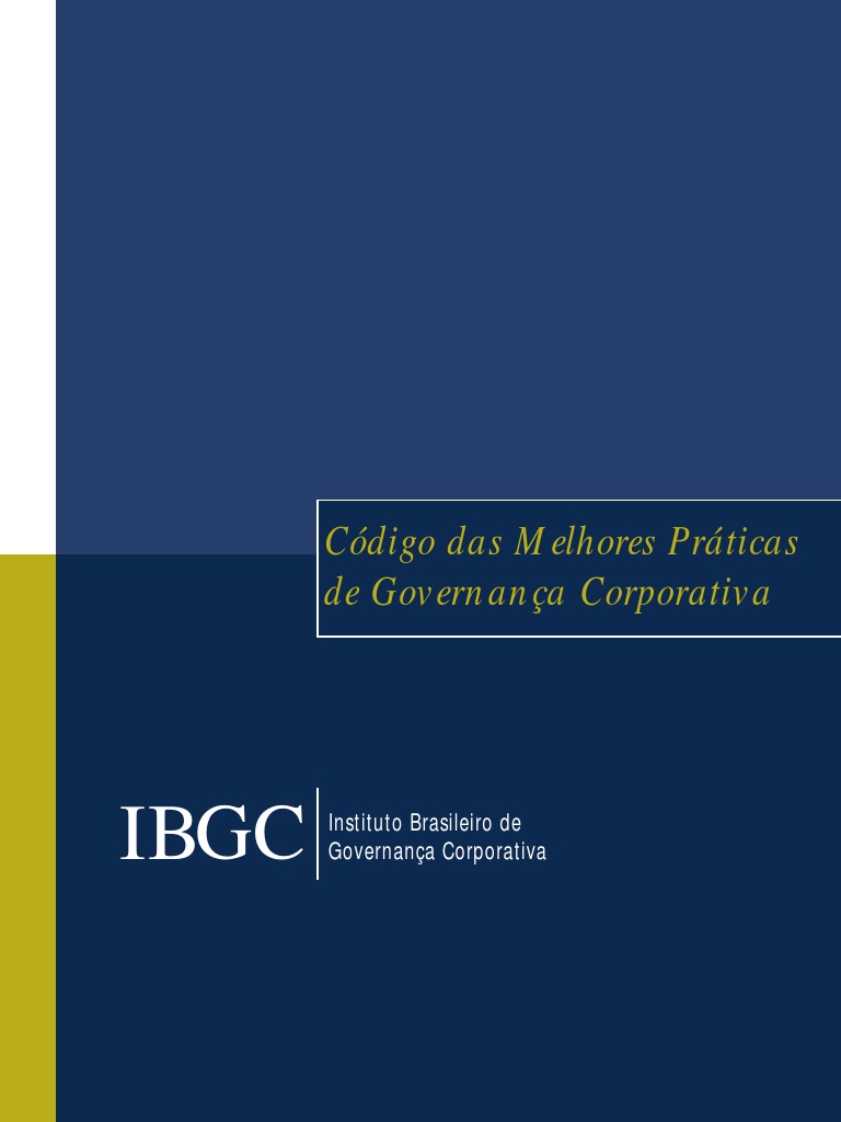 Codigo Melhores Praticas de GC | PDF | Governança corporativa | Corporações