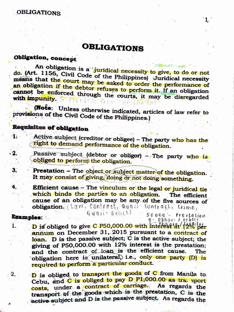 LAW Oblicon (Soriano) PDF | PDF