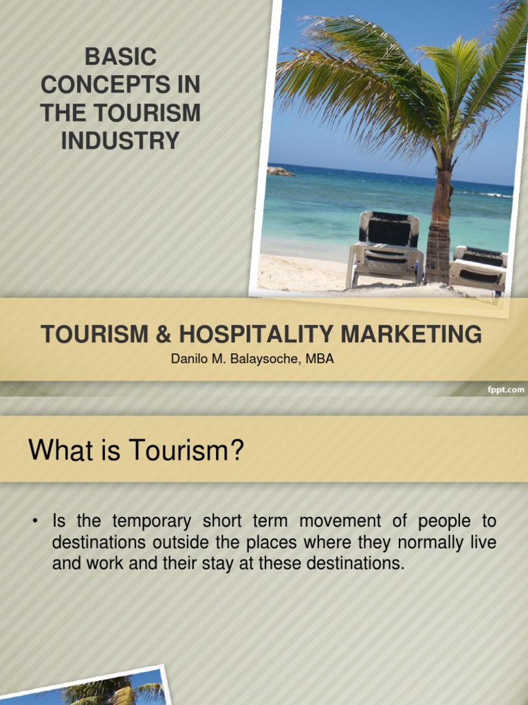 Understanding Tourism: Key Concepts, Players, Forms and Marketing ...