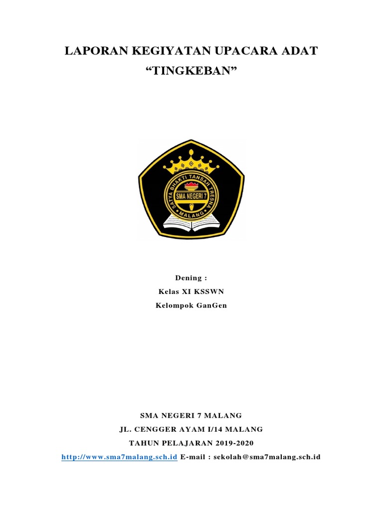 Laporan Upacara Adat Tingkeban | PDF