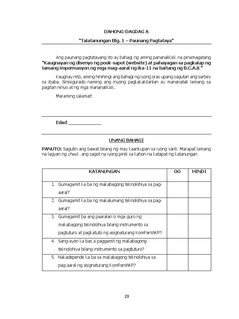 Dahong Dagdag | PDF