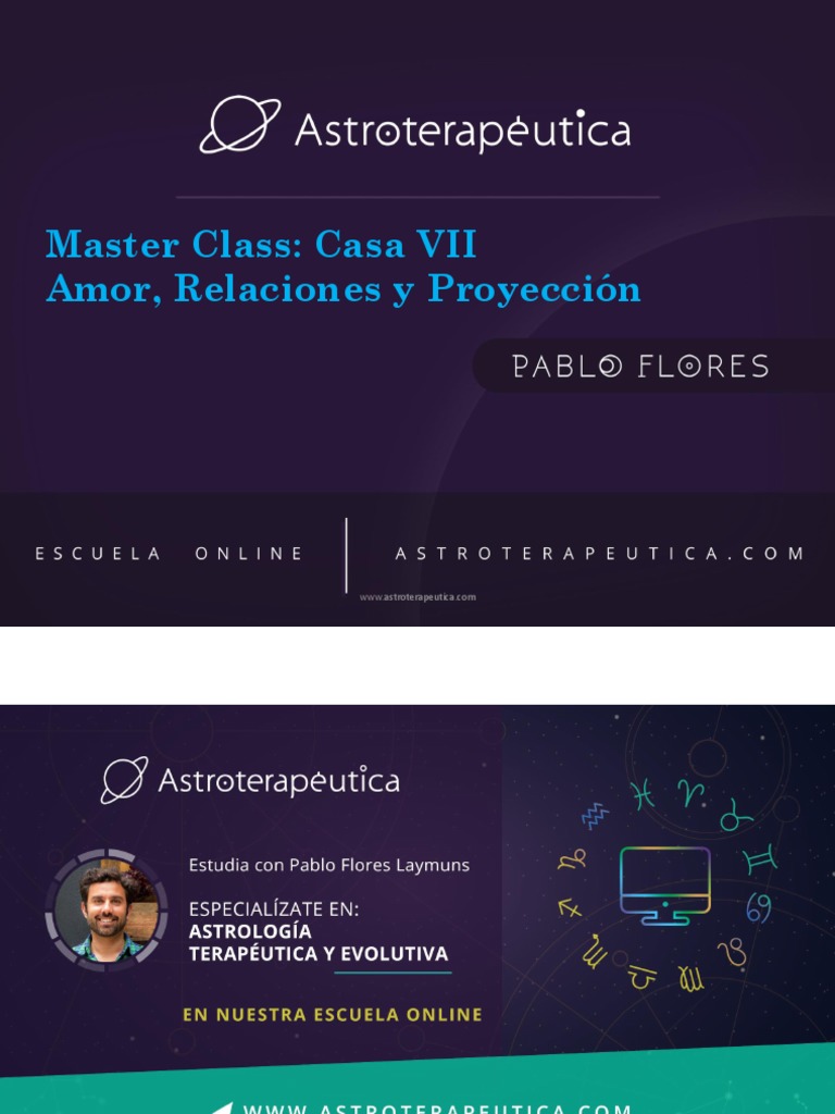 Master Class Casa VII Pablo Flores | PDF